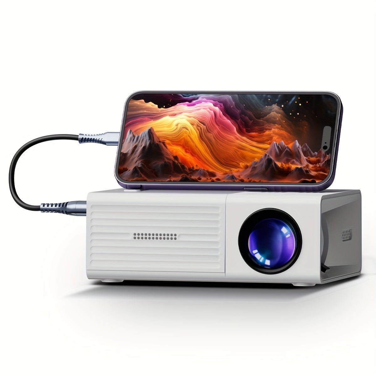 Ultra-Heldere Mini Projector (3000 Lumen) - LumoBeam – Kynara